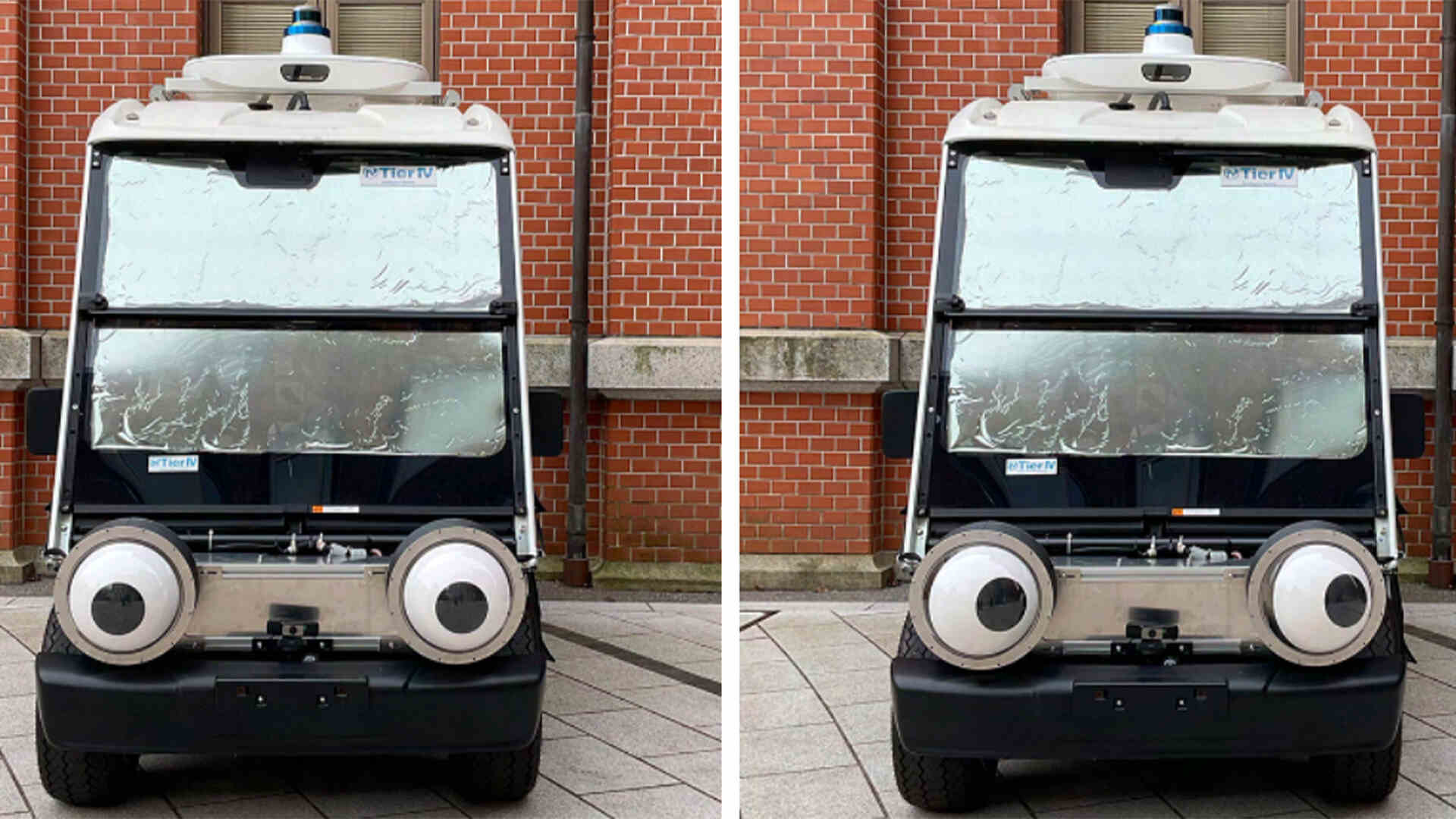 This ‘gazing car’ with robotic googly eyes recognizes pedestrian cues ...