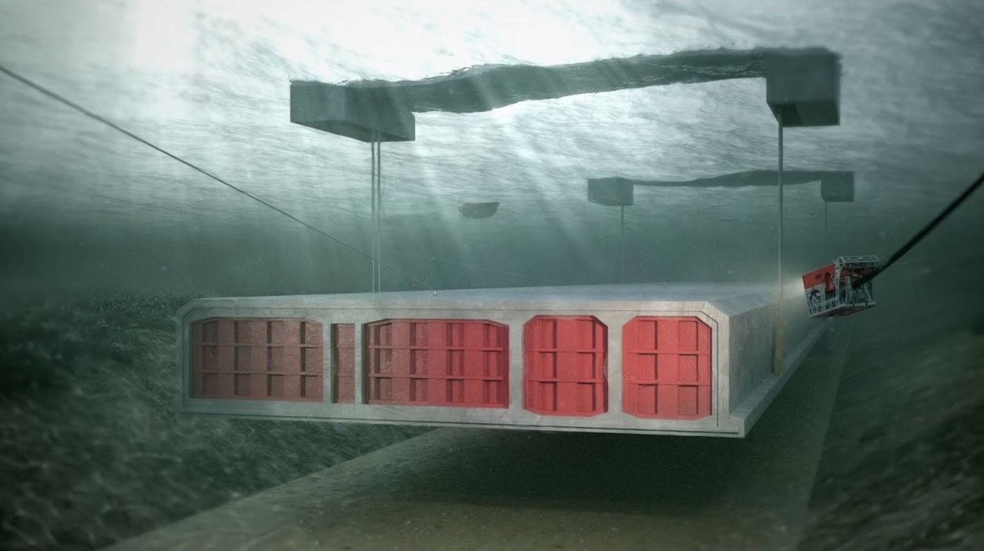 This is how the world's longest immersed tunnel is being built