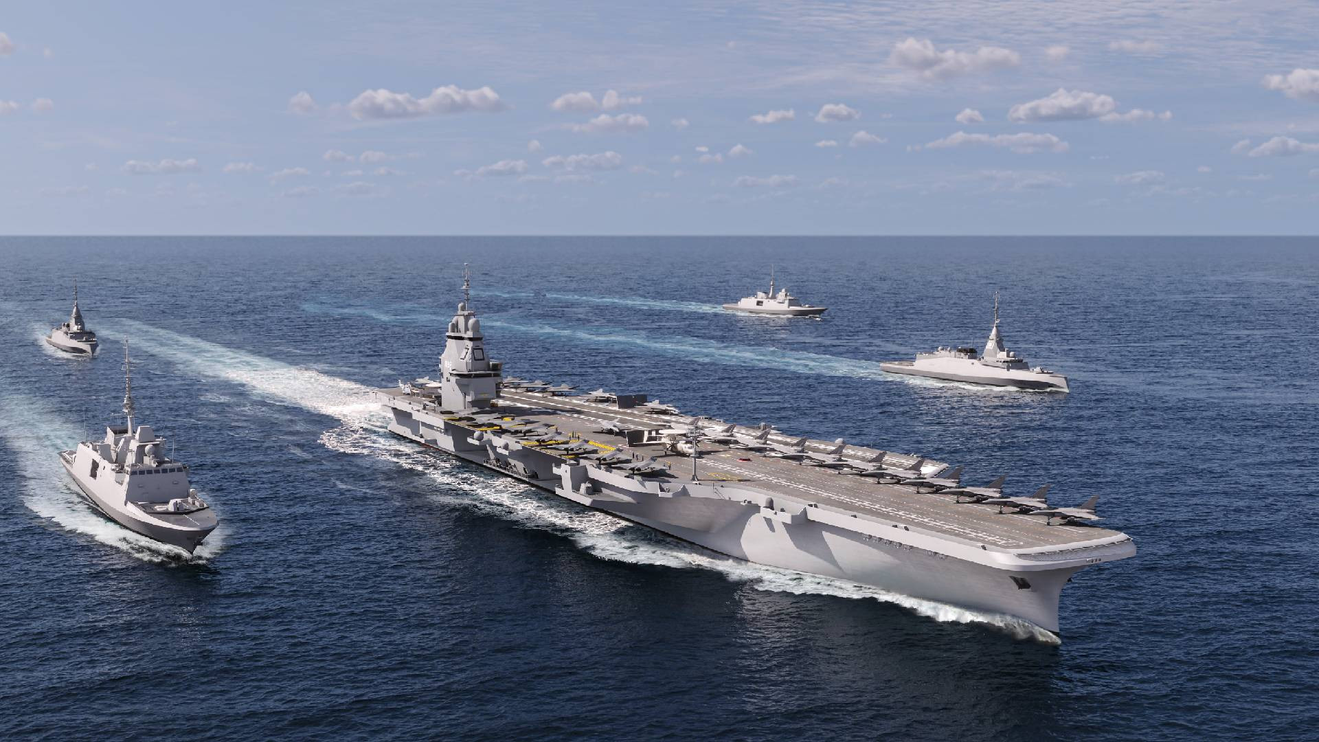 The images of France’s new nuclear-powered aircraft carrier will ...