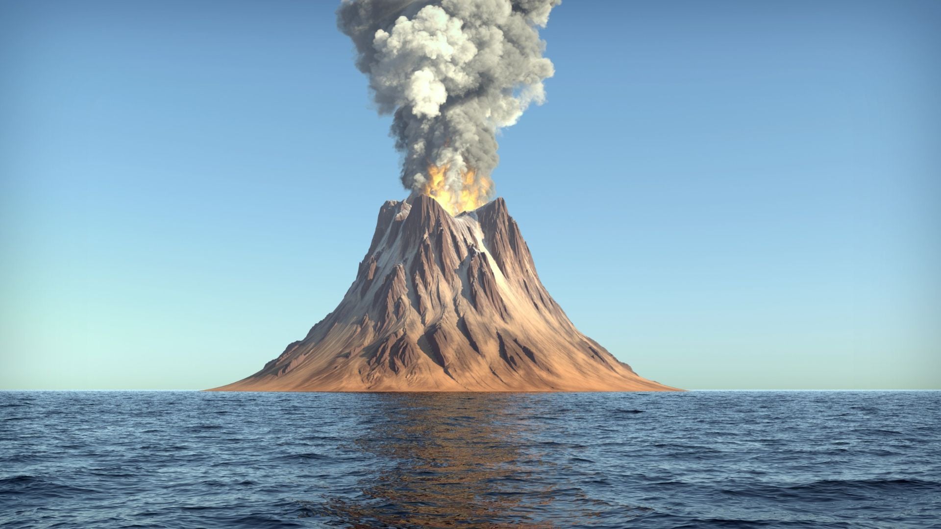 The Tonga volcano produced a plume 68 times taller than the Burj Khalifa