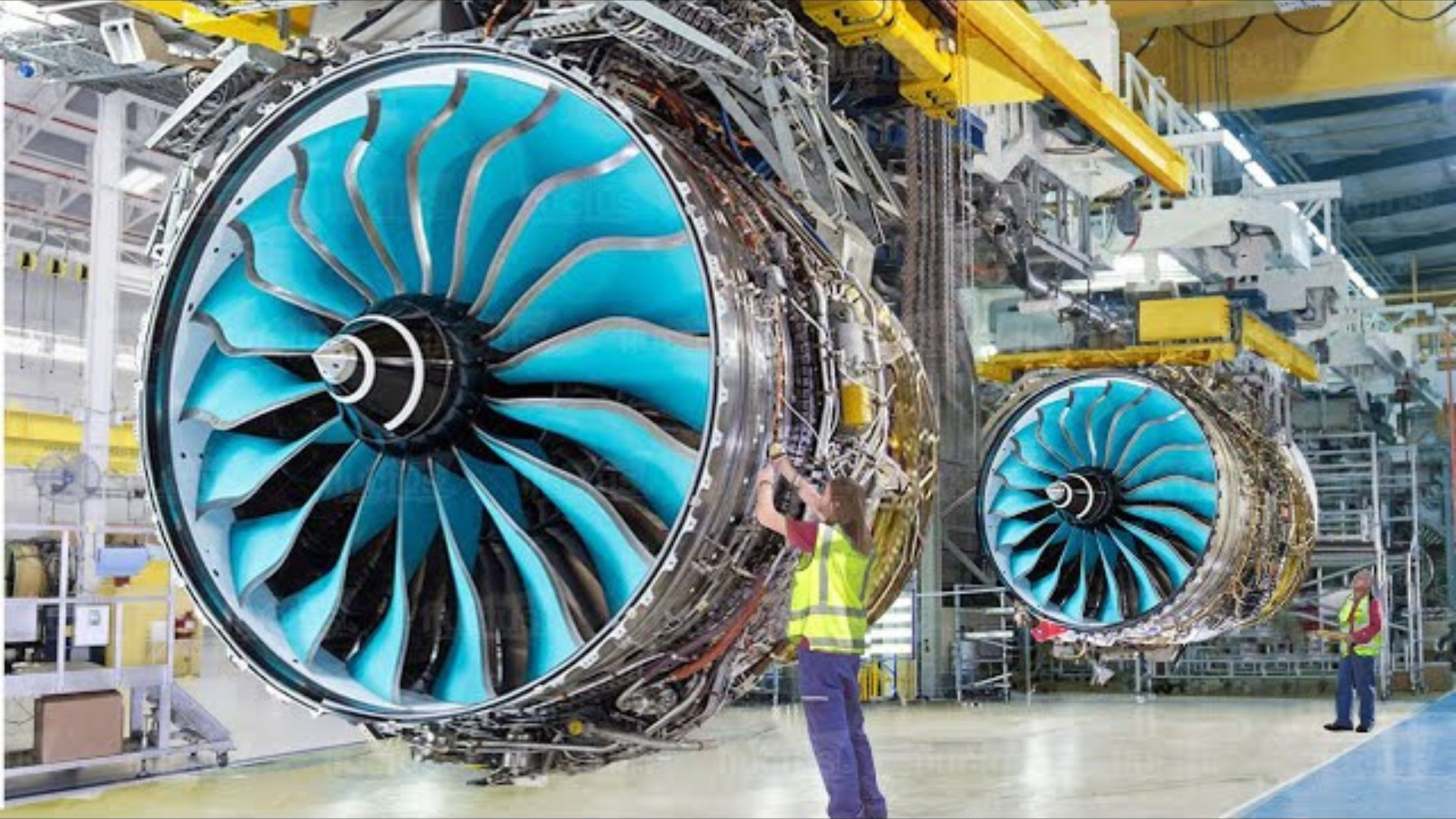 Watch the world’s largest jet engines being built