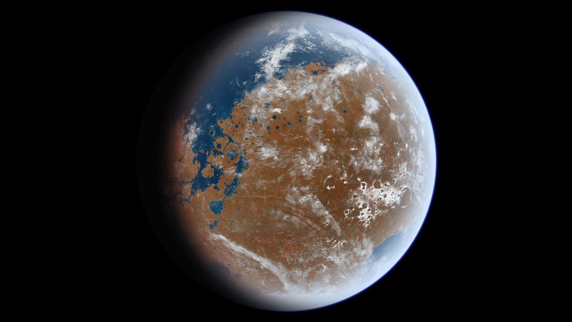 Mars may have been covered in a 300-meter-deep ocean in the solar ...