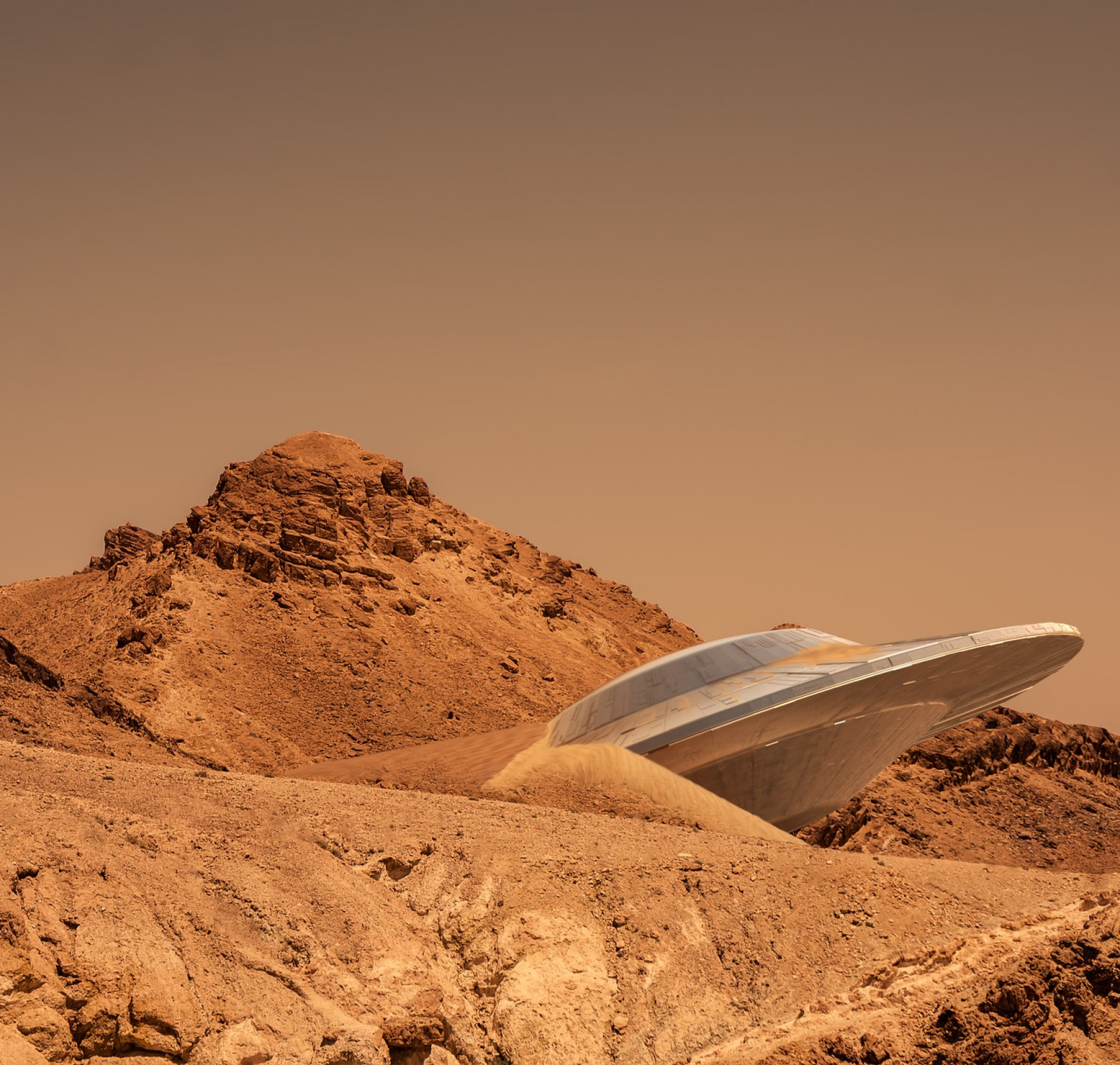 Could a UFO bring these materials?