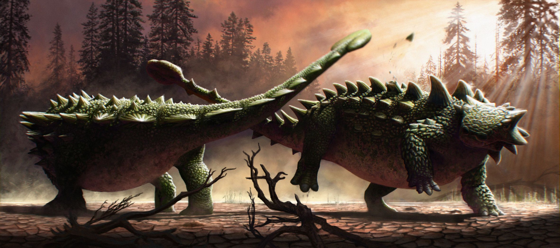 How did armored dinosaurs use their tail clubs? New research reveals more