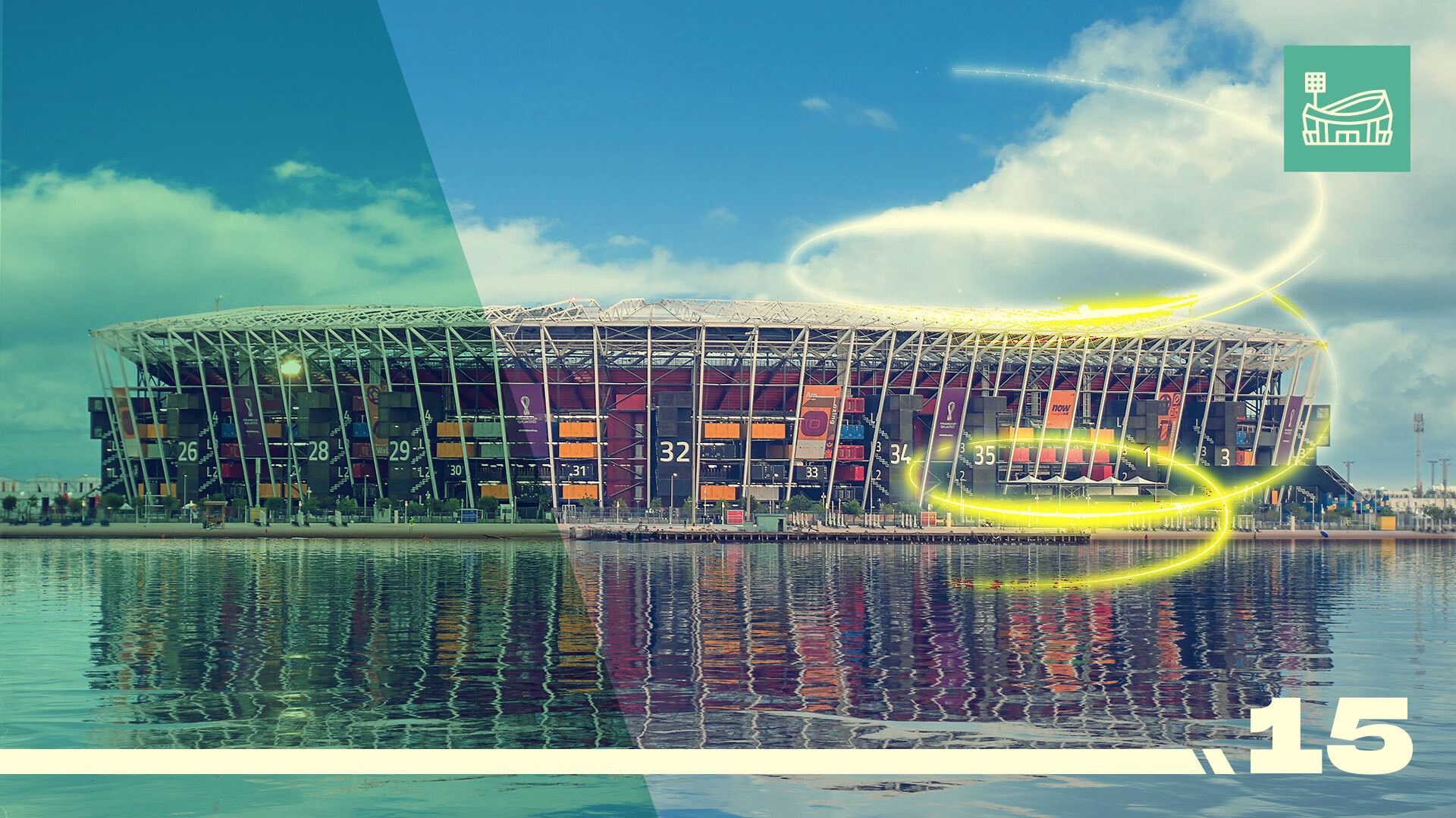 Qatar’s Stadium 974, the first dismountable stadium in the world