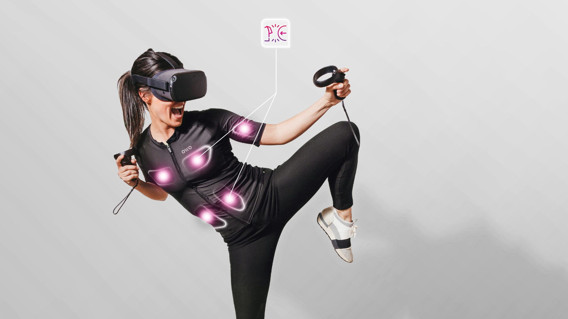 This haptic shirt allows you to feel a video game