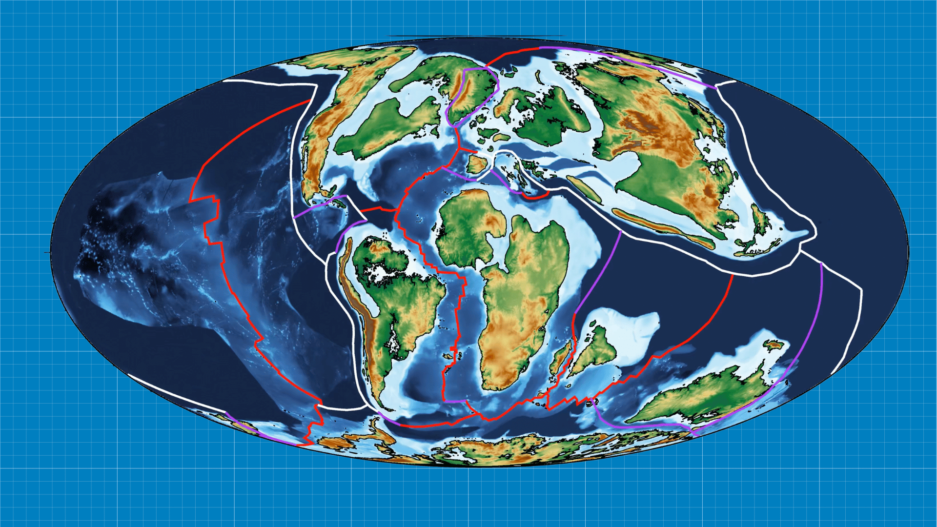 Most detailed geological model reveals Earth's last 100 million years