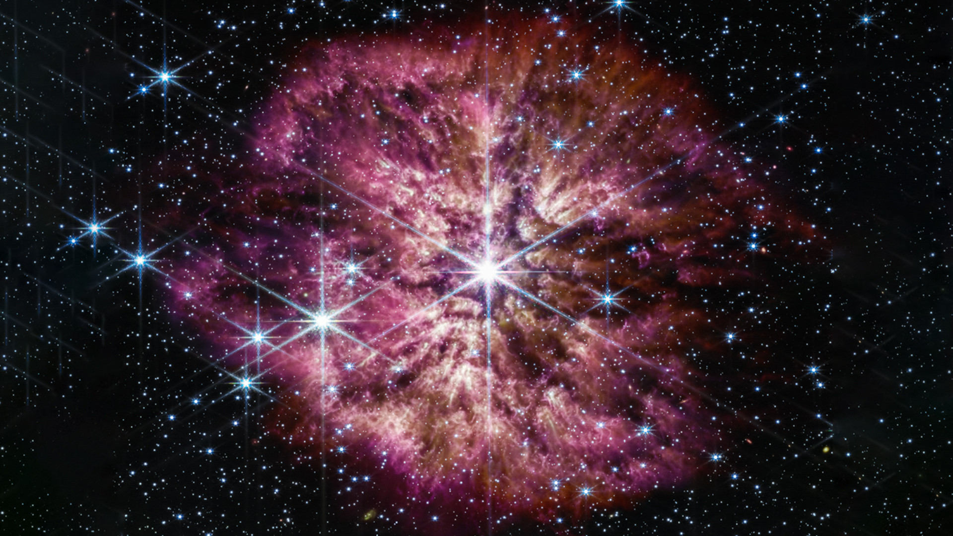 JWST captures a rare star 15,000 light-years away nearing its end