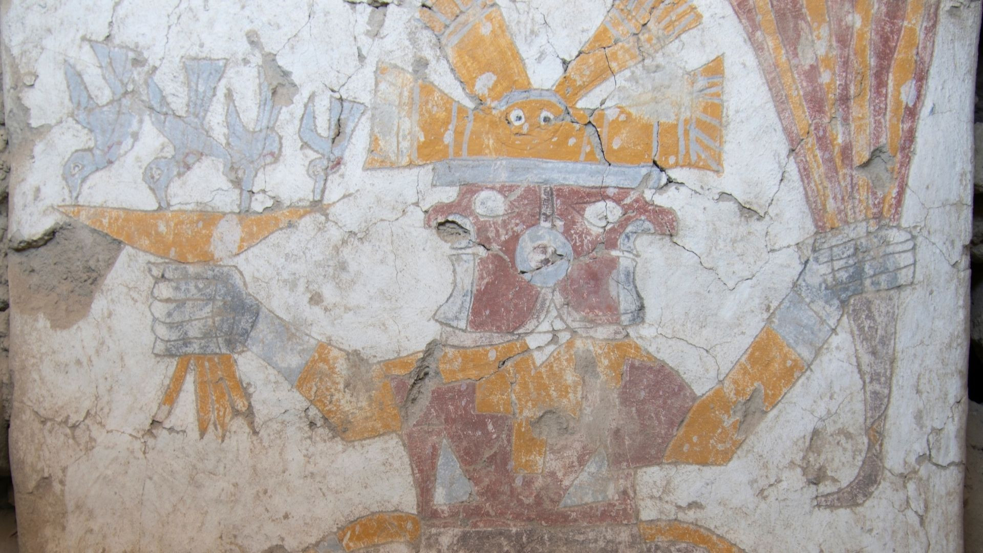 Dual-faced men in Peruvian mural sheds insight into pre-Columbian beliefs