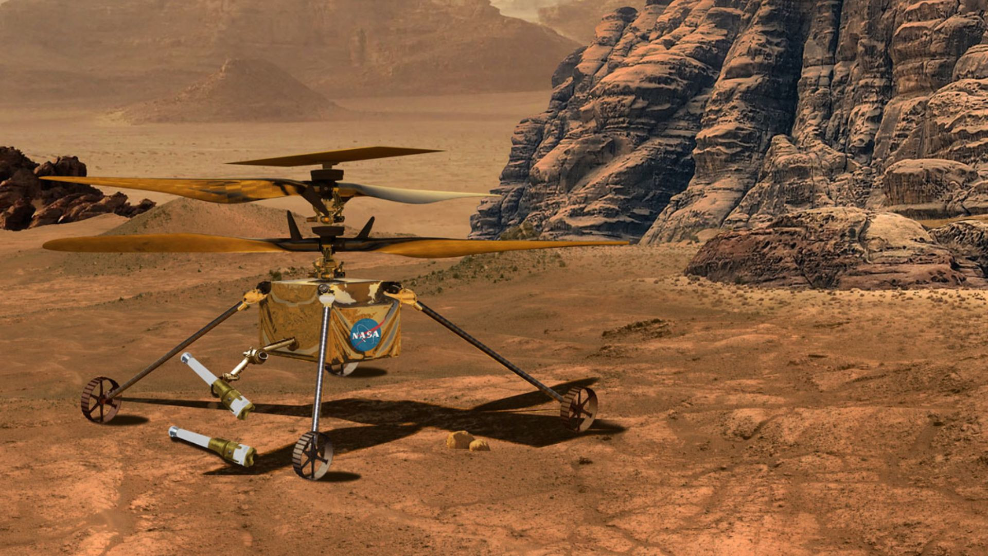 NASA unveils next-gen helicopters for Mars to work in tandem with ...