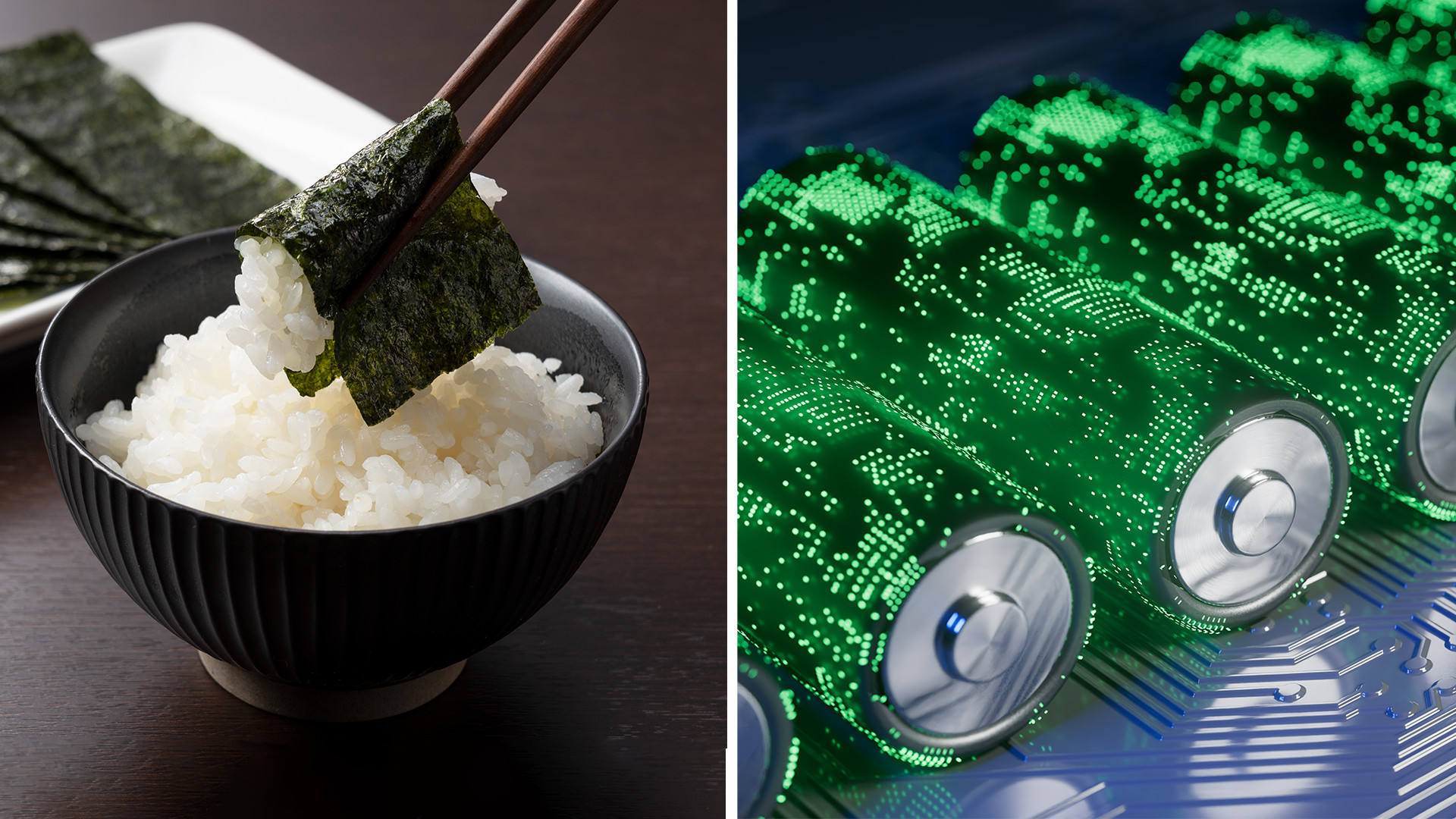 First-ever rechargeable edible battery made of vitamins and nori ...