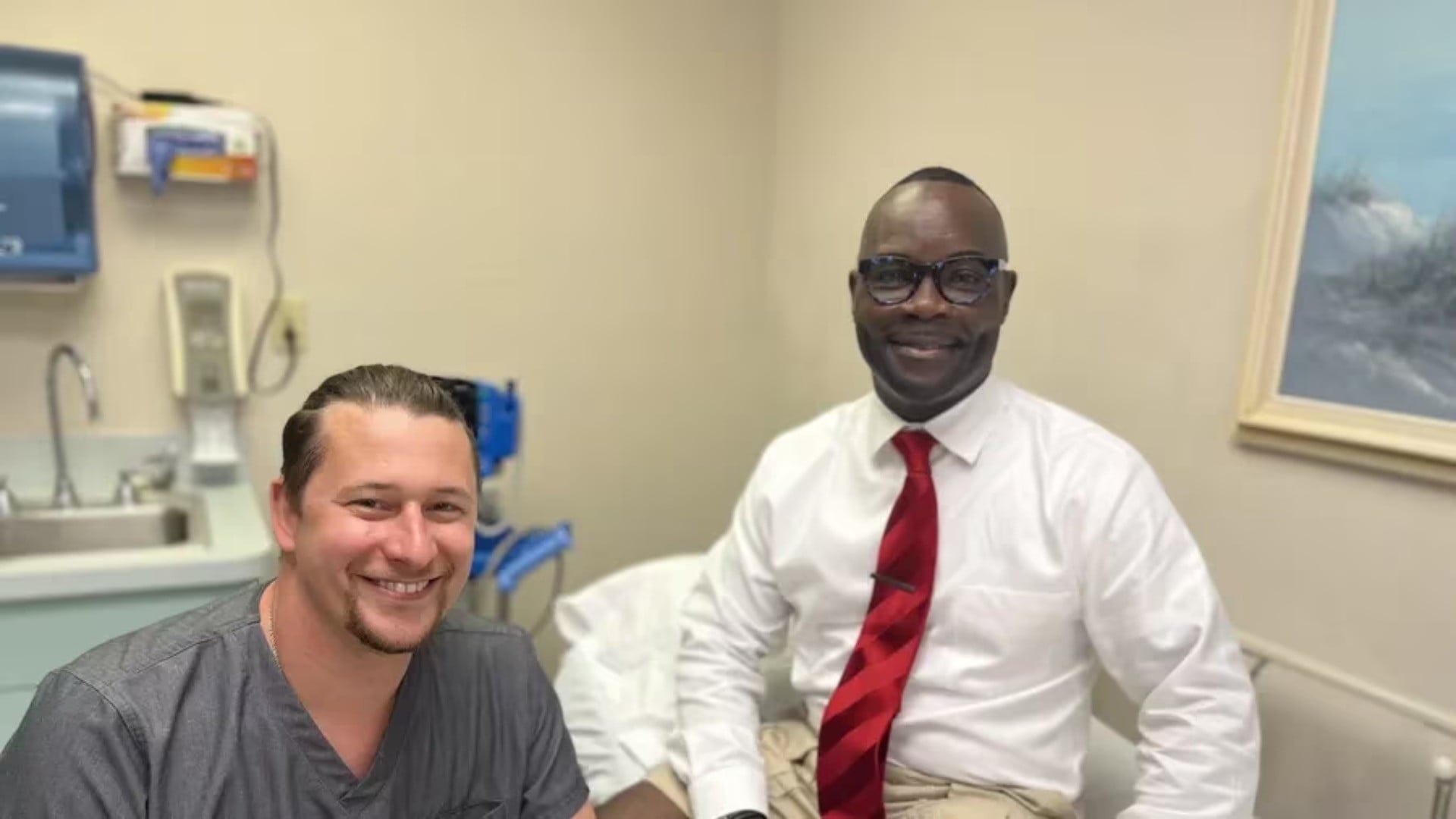 Man nearly loses leg to flesh-eating bacteria after bitten by relative