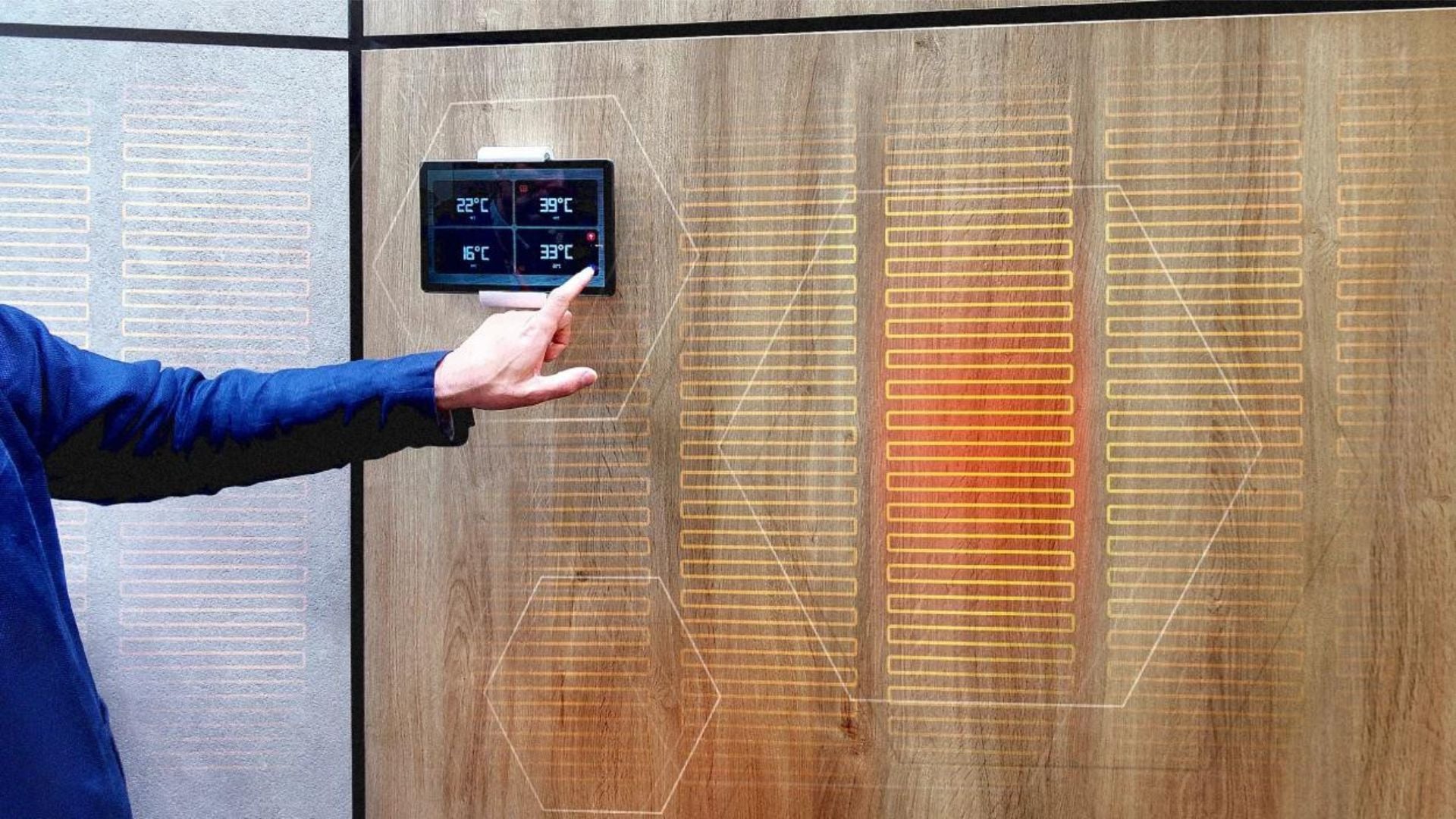 This wafer-thin intelligent heating system warms your house in seconds