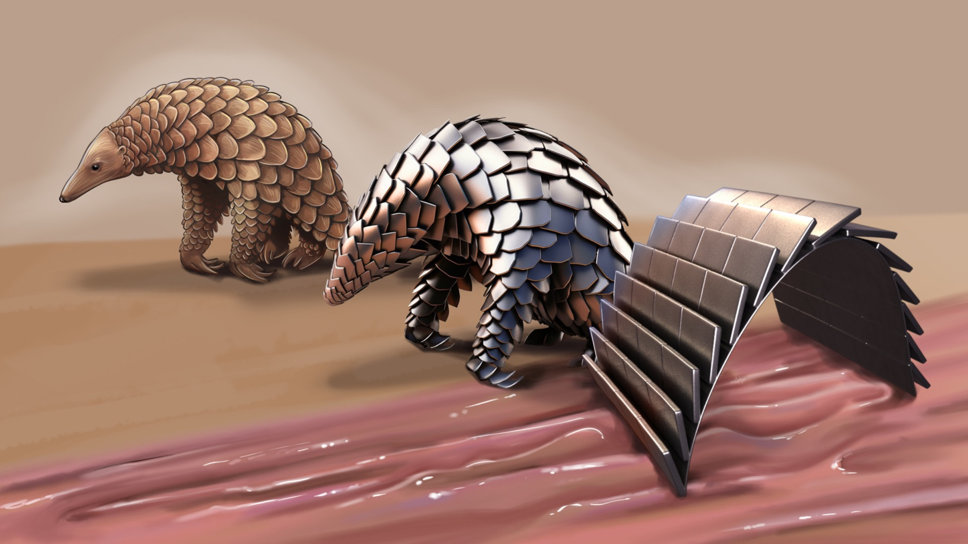 Pangolin-inspired robot capable of performing medical procedures in stomach