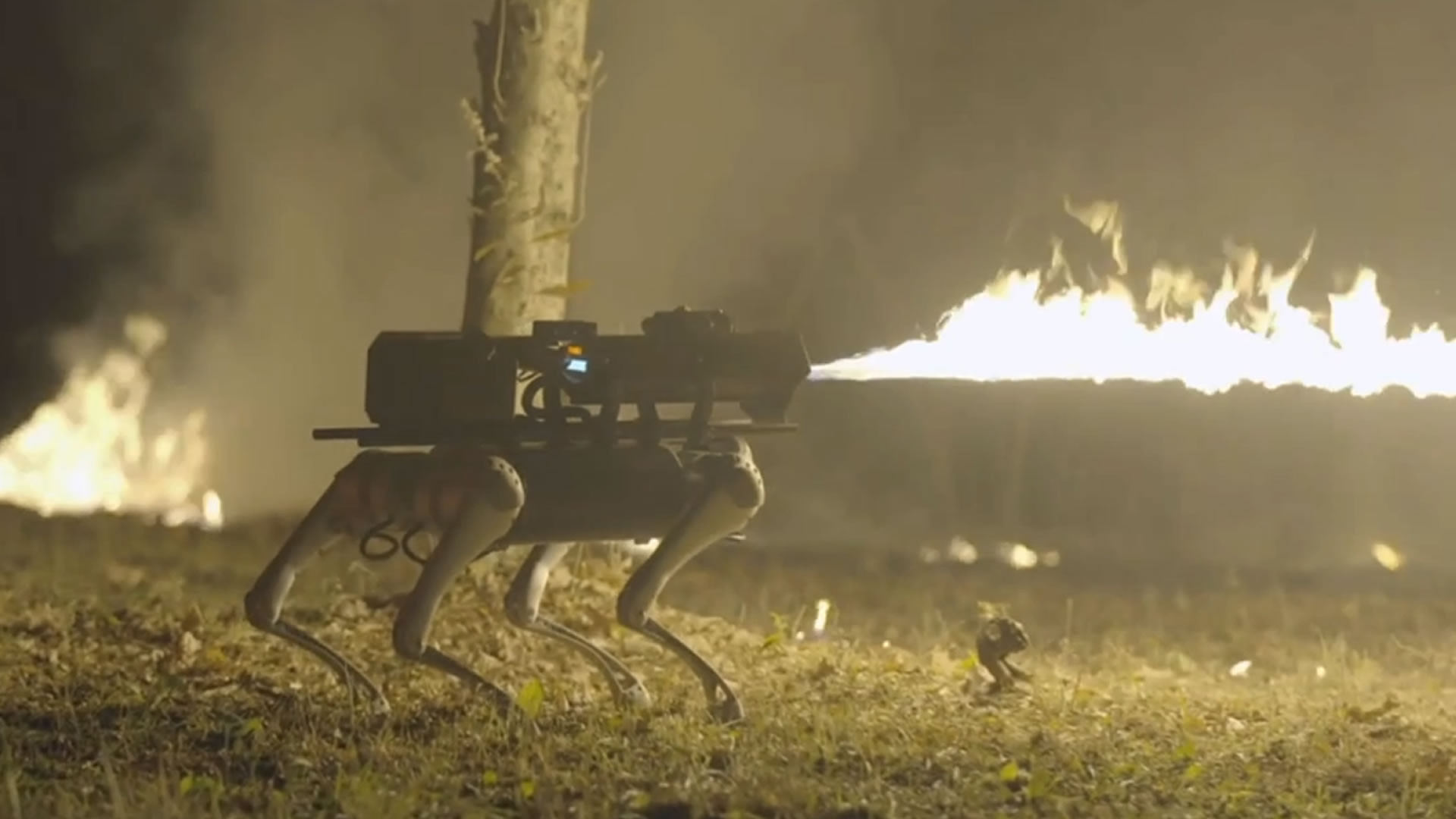 Want 'fire on demand'? Then get yourself a 'Thermonator' robodog