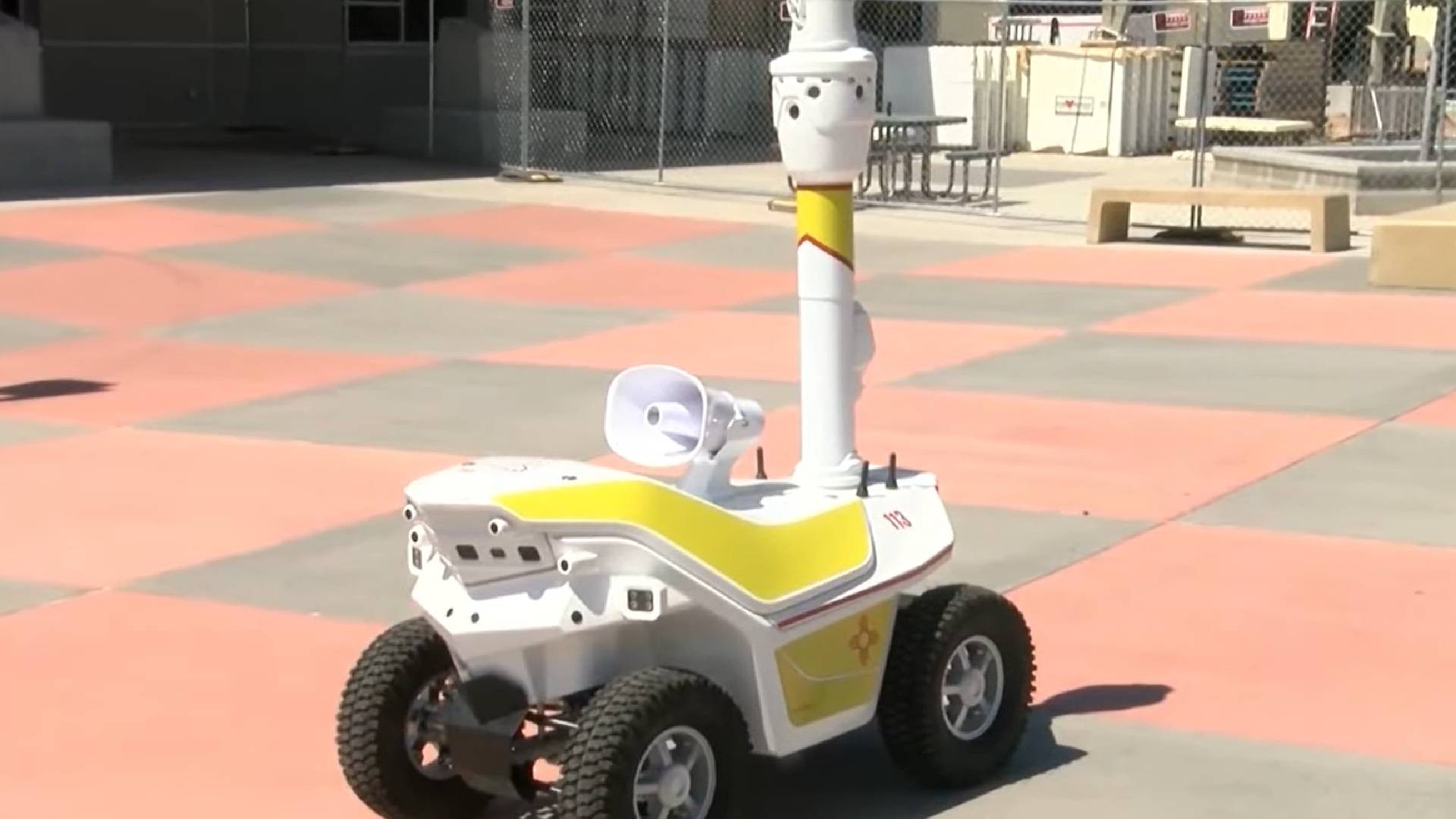 US school tests AI robot security guard