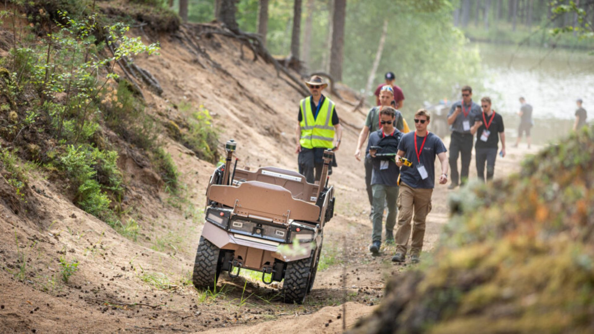 Estonia tests unmanned autonomous military vehicles for combat roles