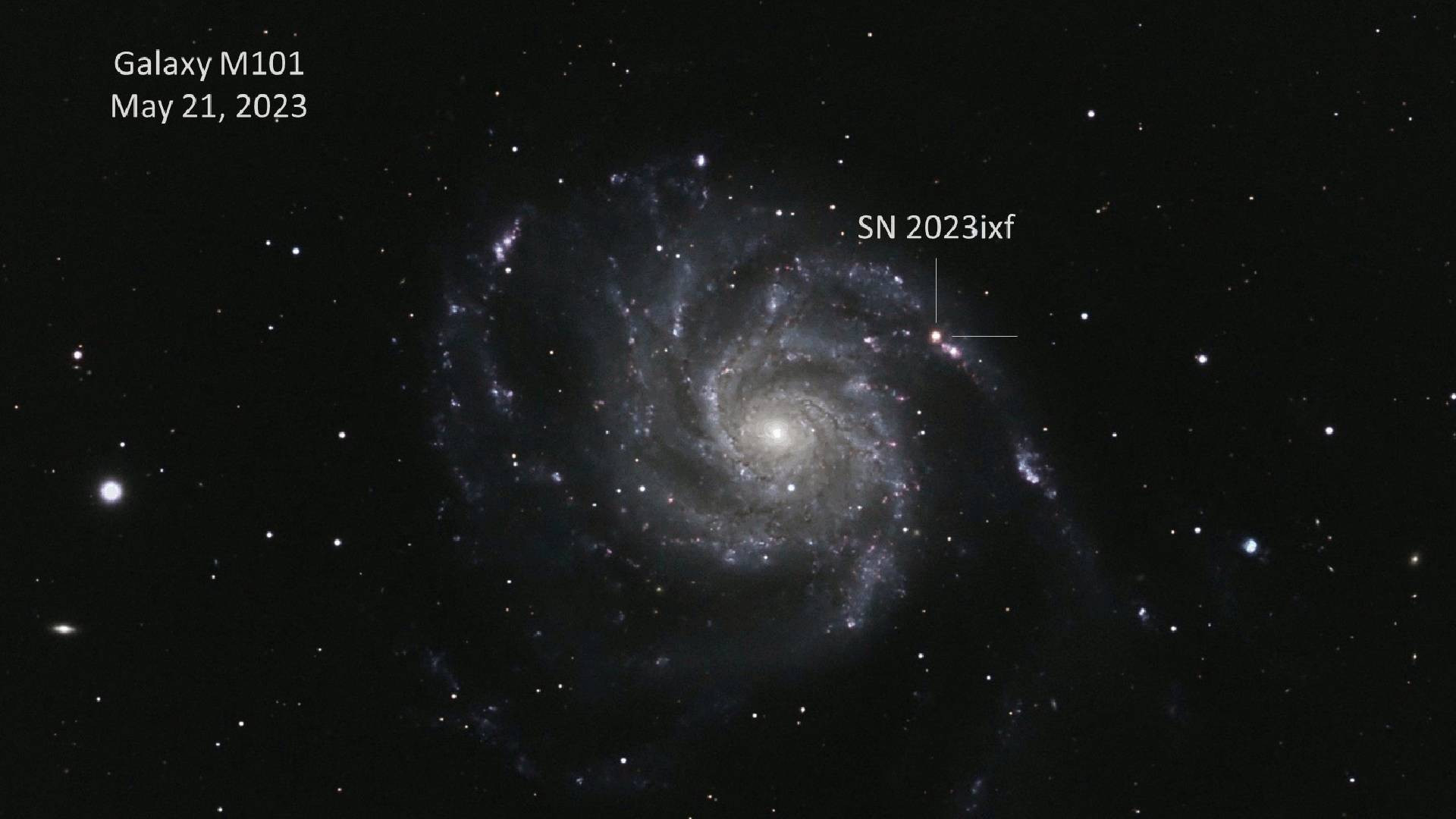 Scientists observe the nearest supernova since 2014