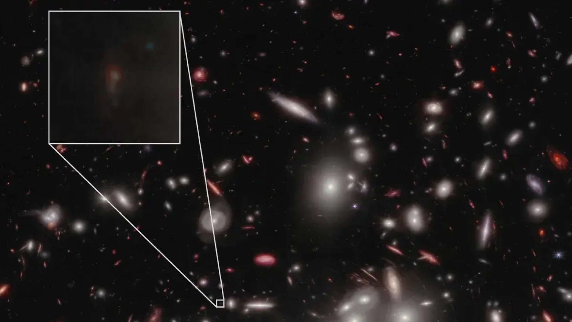 James Webb Space Telescope detects a 'baby galaxy'