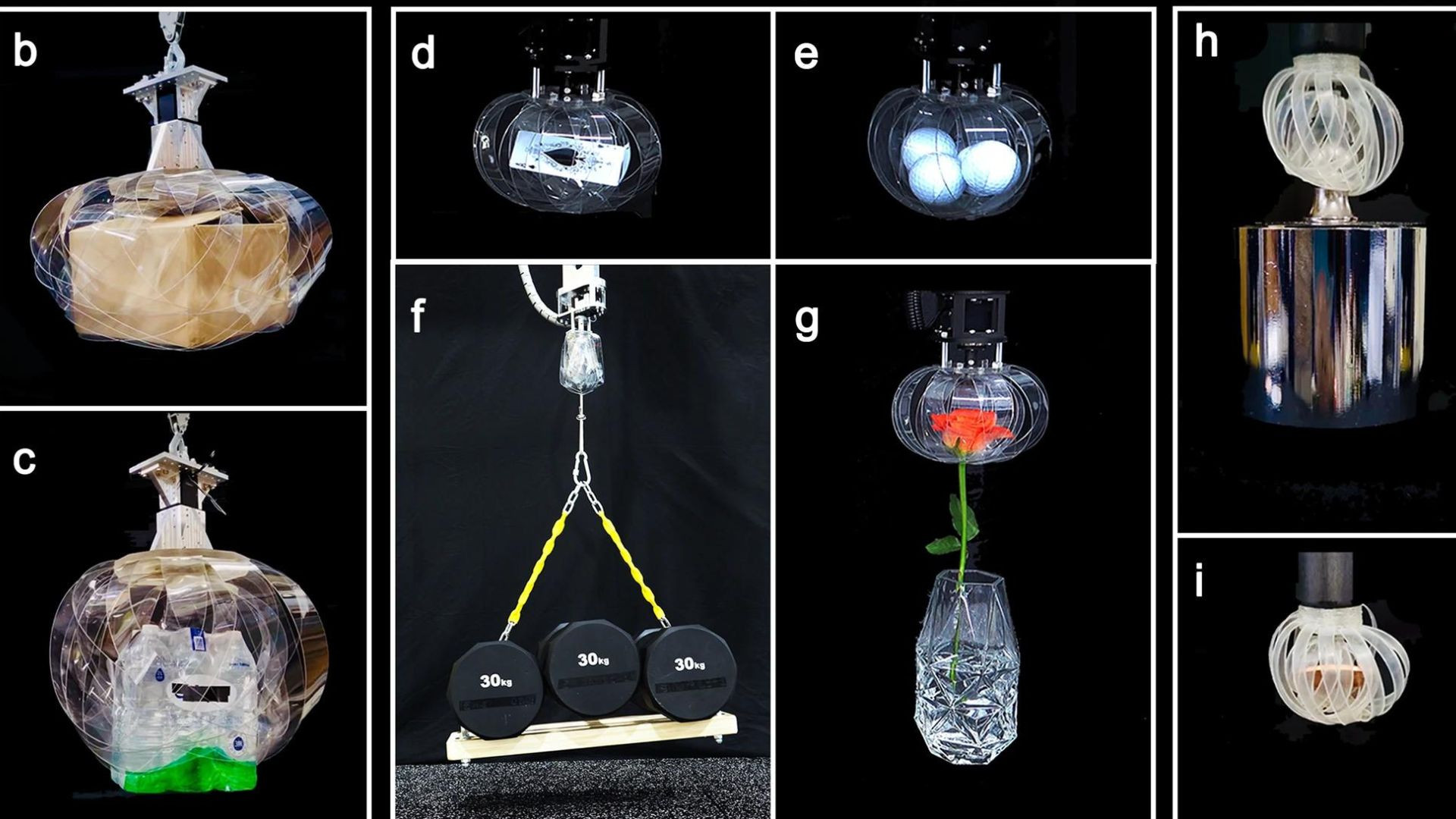 Soft, lightweight robot gripper material able to lift 221 lbs