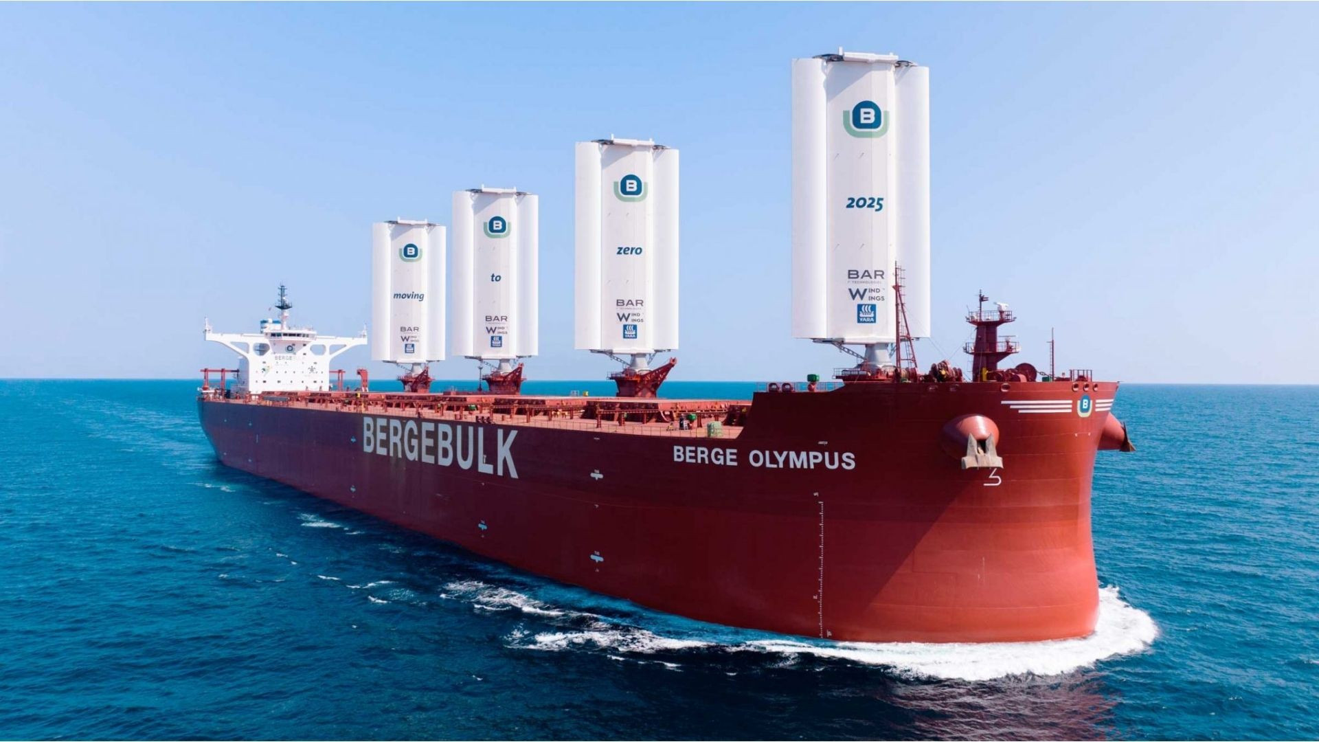 Berge Bulk's Berge Olympus: A wind-powered marvel for greener oceans