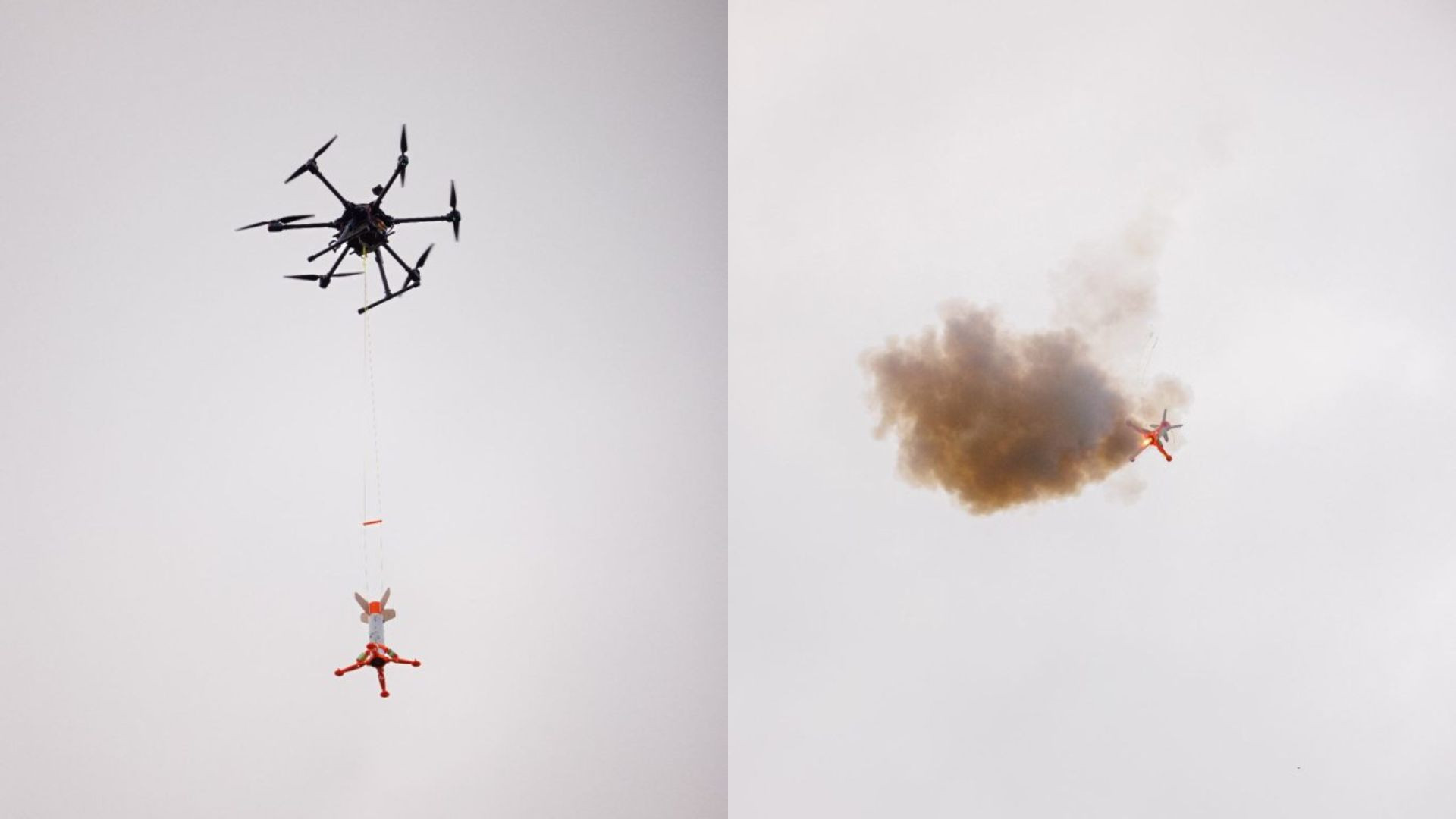 Future Elon Musks test vertical landing rockets at college