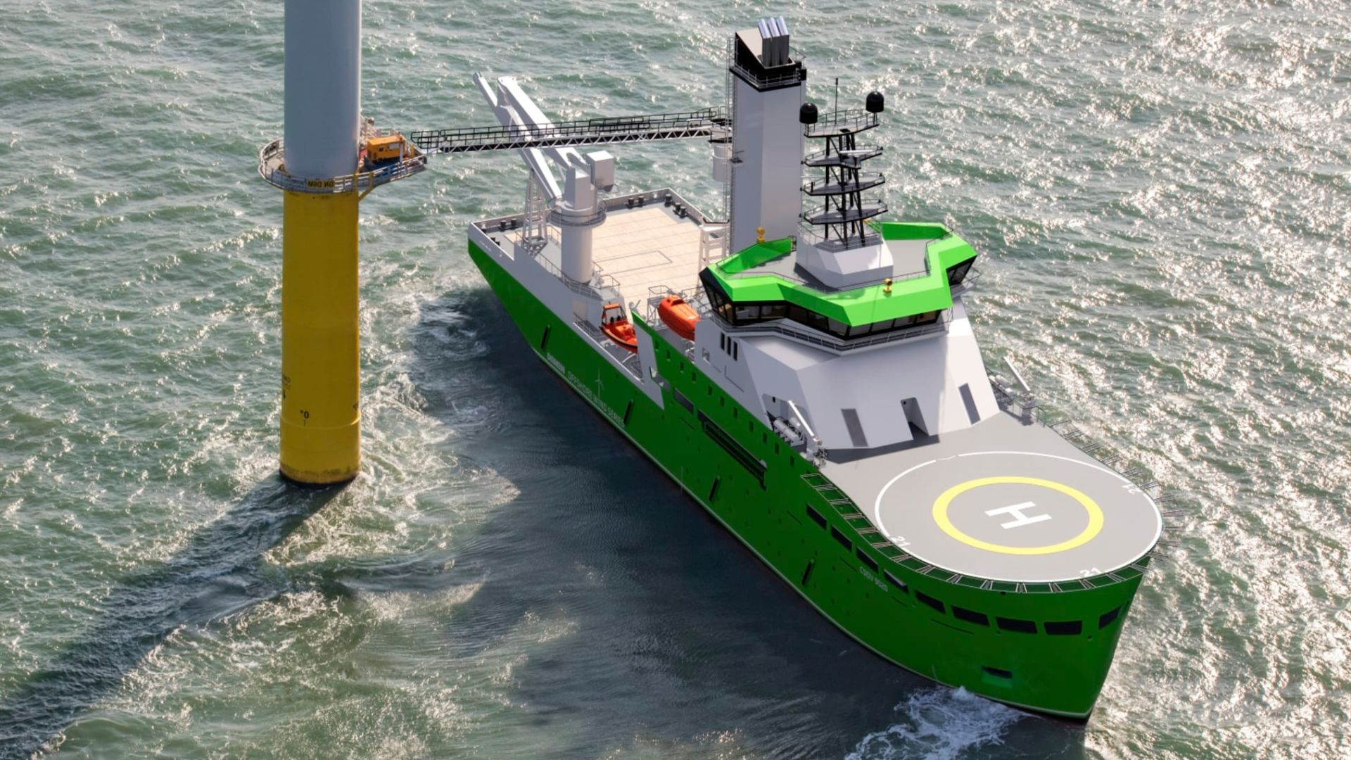 Largest electric SOV debuts for offshore wind