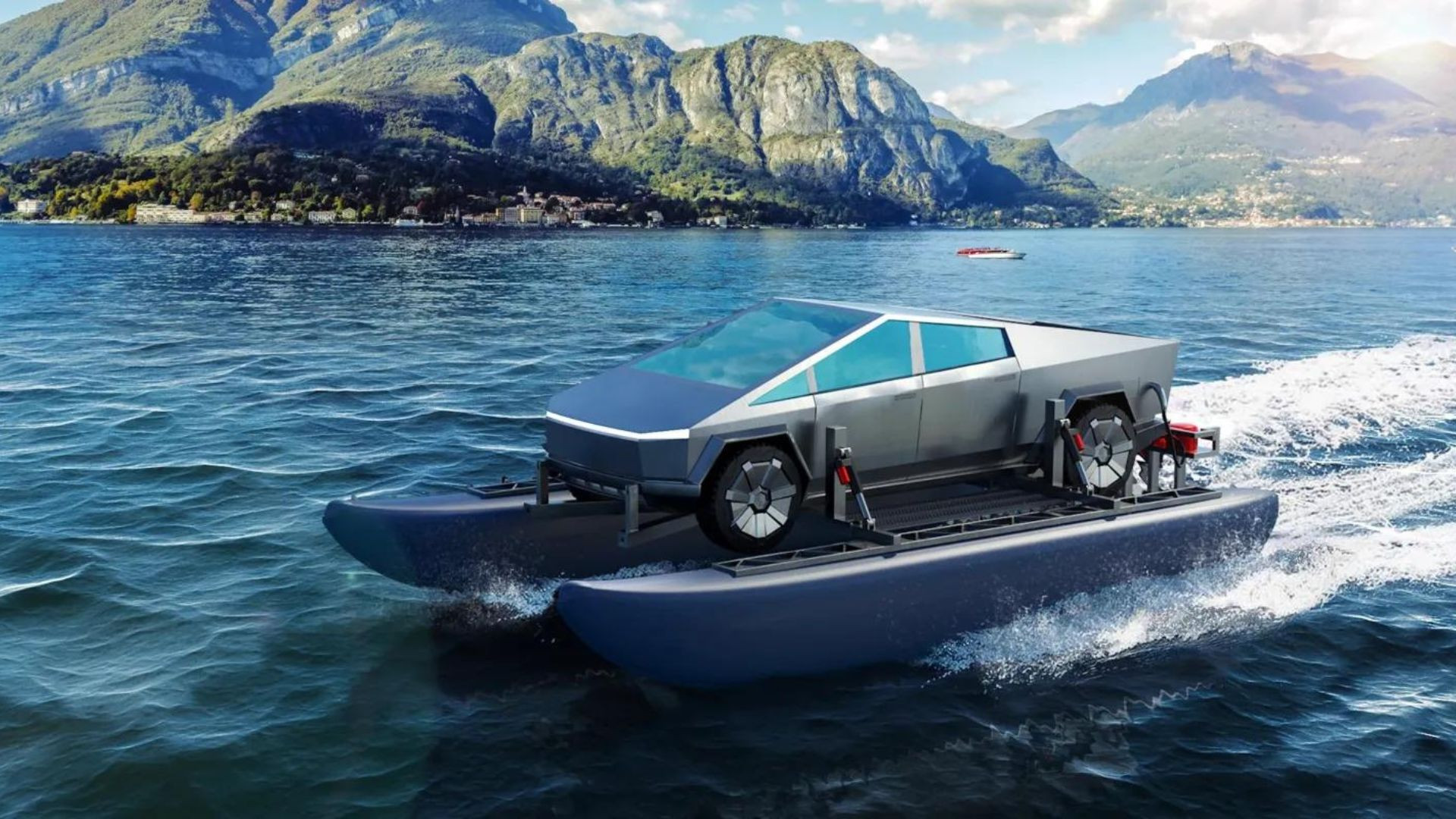 Cybertruck boat: Cybertruck can soon glide over at least 100m of water ...