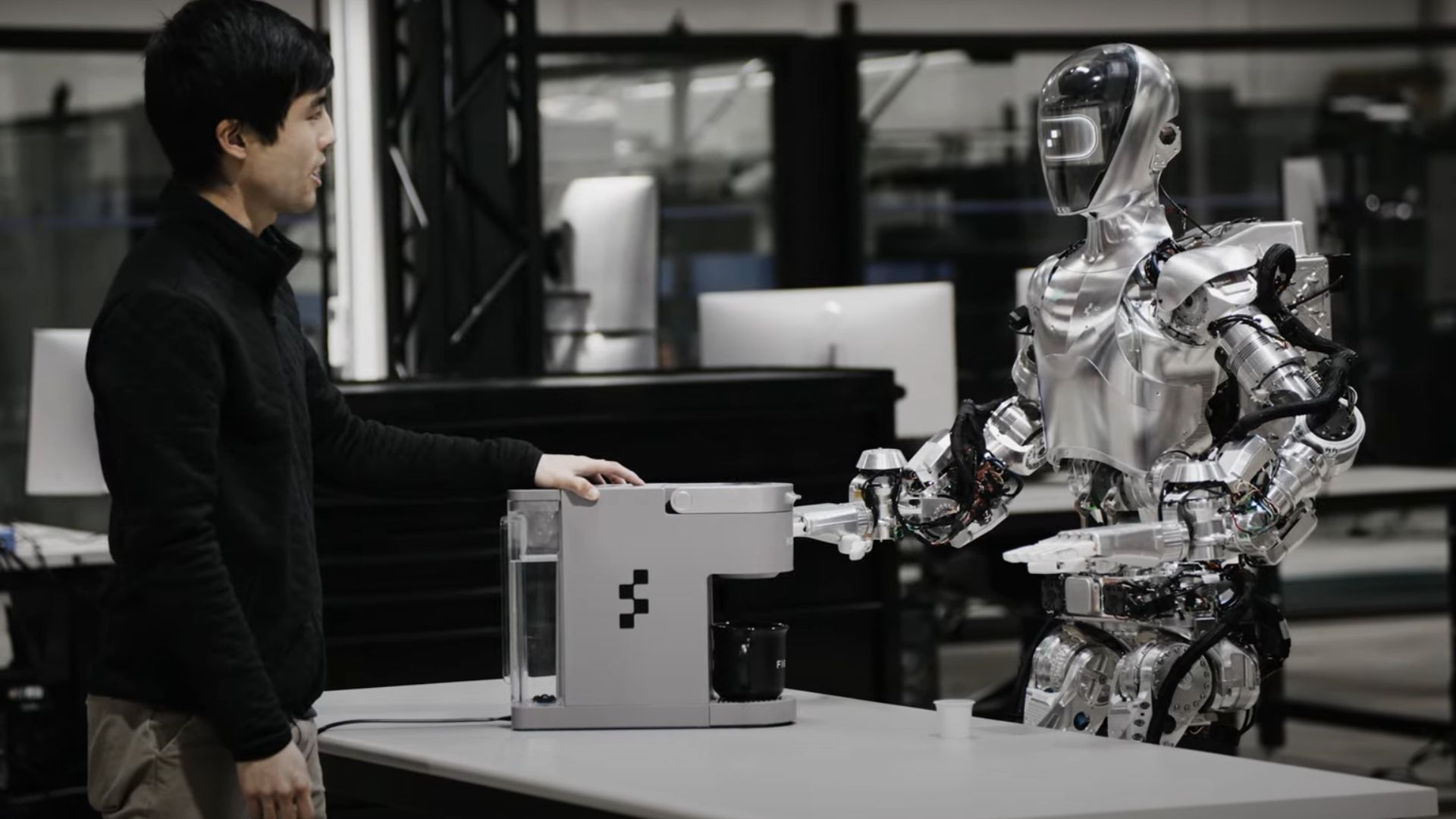 Watch: Figure 101 humanoid robot learns to brew coffee