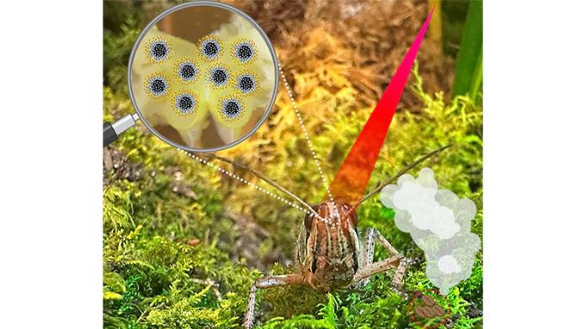 Nanoparticles give locusts a scent-sational upgrade