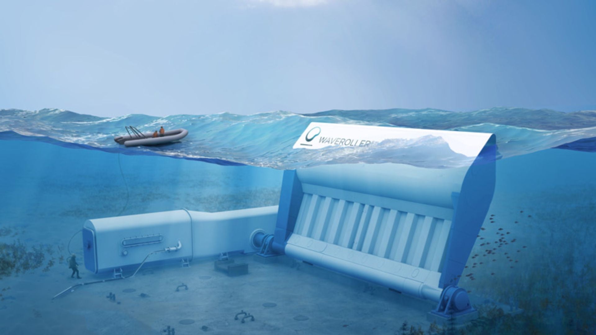 WaveRoller sea-floor generator is ready for commercial use