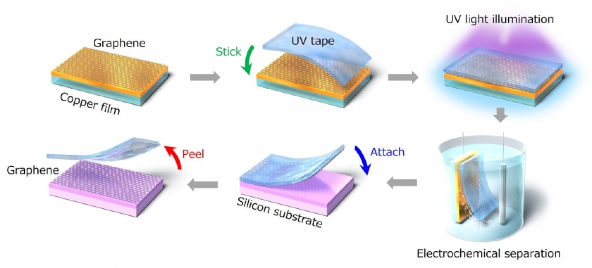Adhesive UV Tape makes applying 2D materials super easy