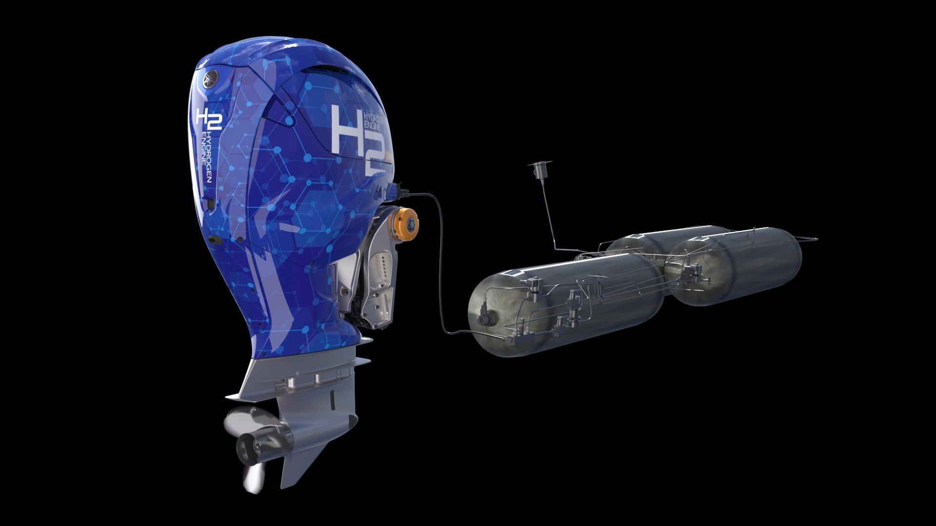 In Photos: Yamaha unveils world’s first hydrogen-powered outboard for ...