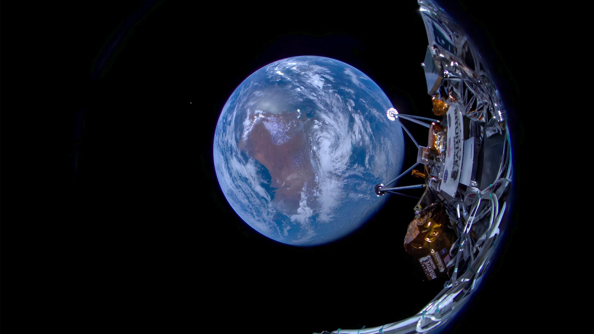 Watch: IM-1 mission's Nova-C lander takes selfies with Earth