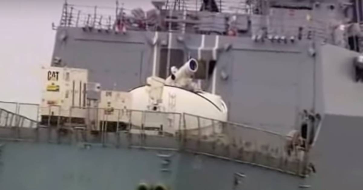 Watch the US Navy Test Its Seaborne Death Lasers