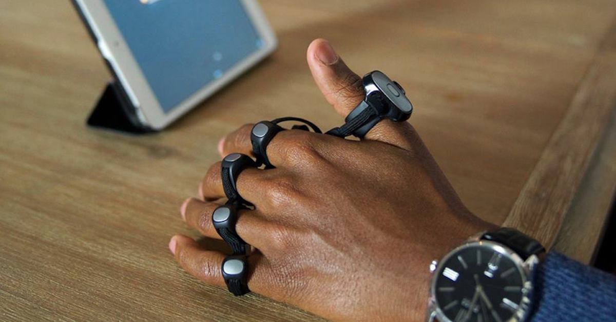 This Futuristic Hand-Worn Keyboard Lets You Type on Any Surface
