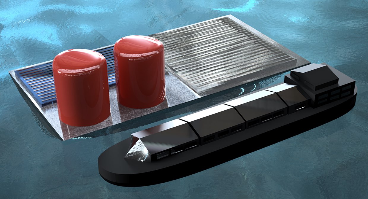 This Floating Solar Rig Produces Hydrogen Fuel Using Seawater