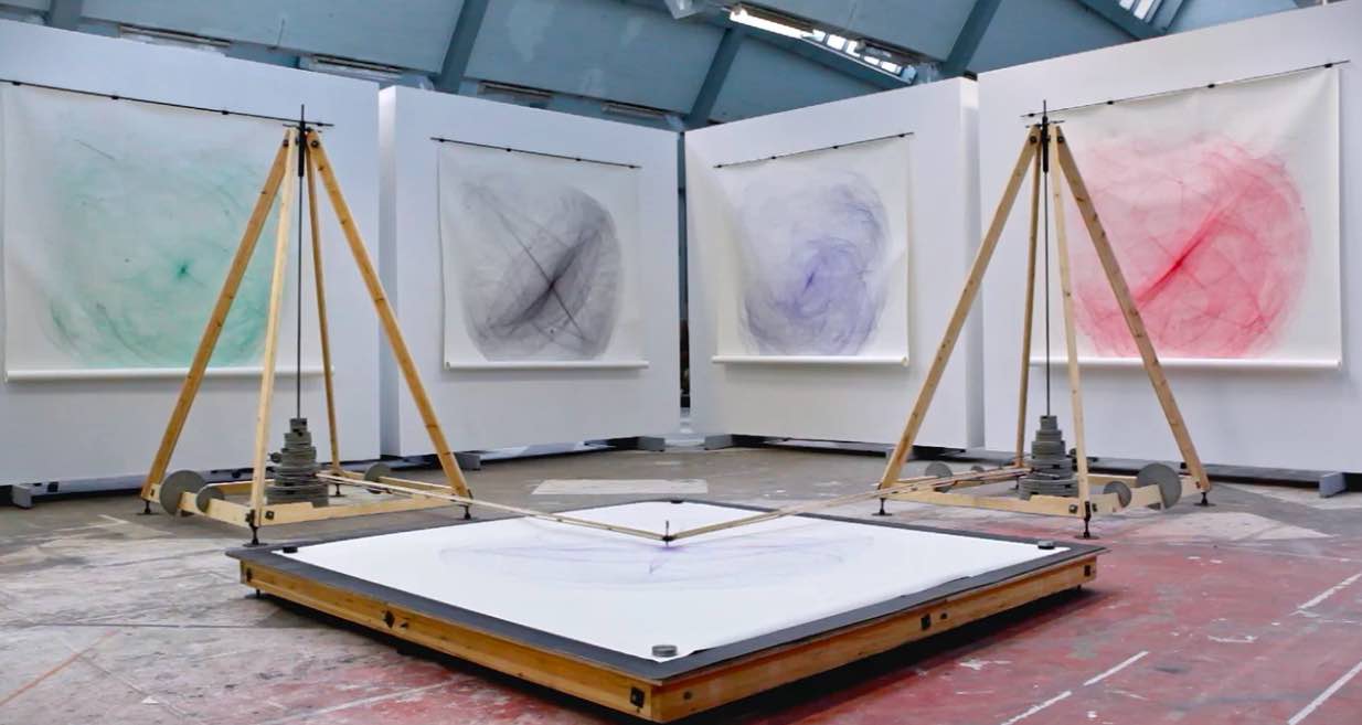 Drawing Machine Creates Scintillating Work of Art