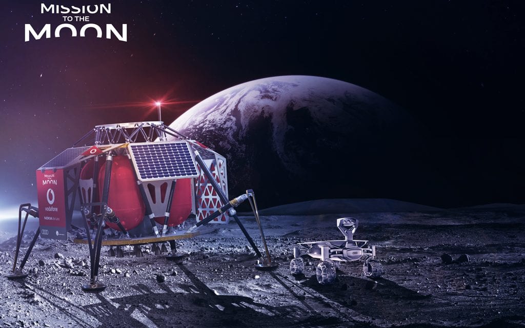Vodafone and Nokia Will Create First 4G Network on the Moon in 2019