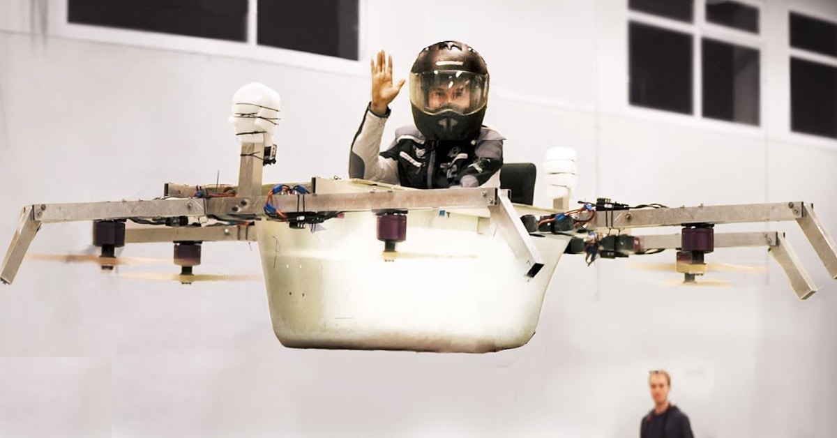 Watch These Twins Fly Their Own Bathtub Drone