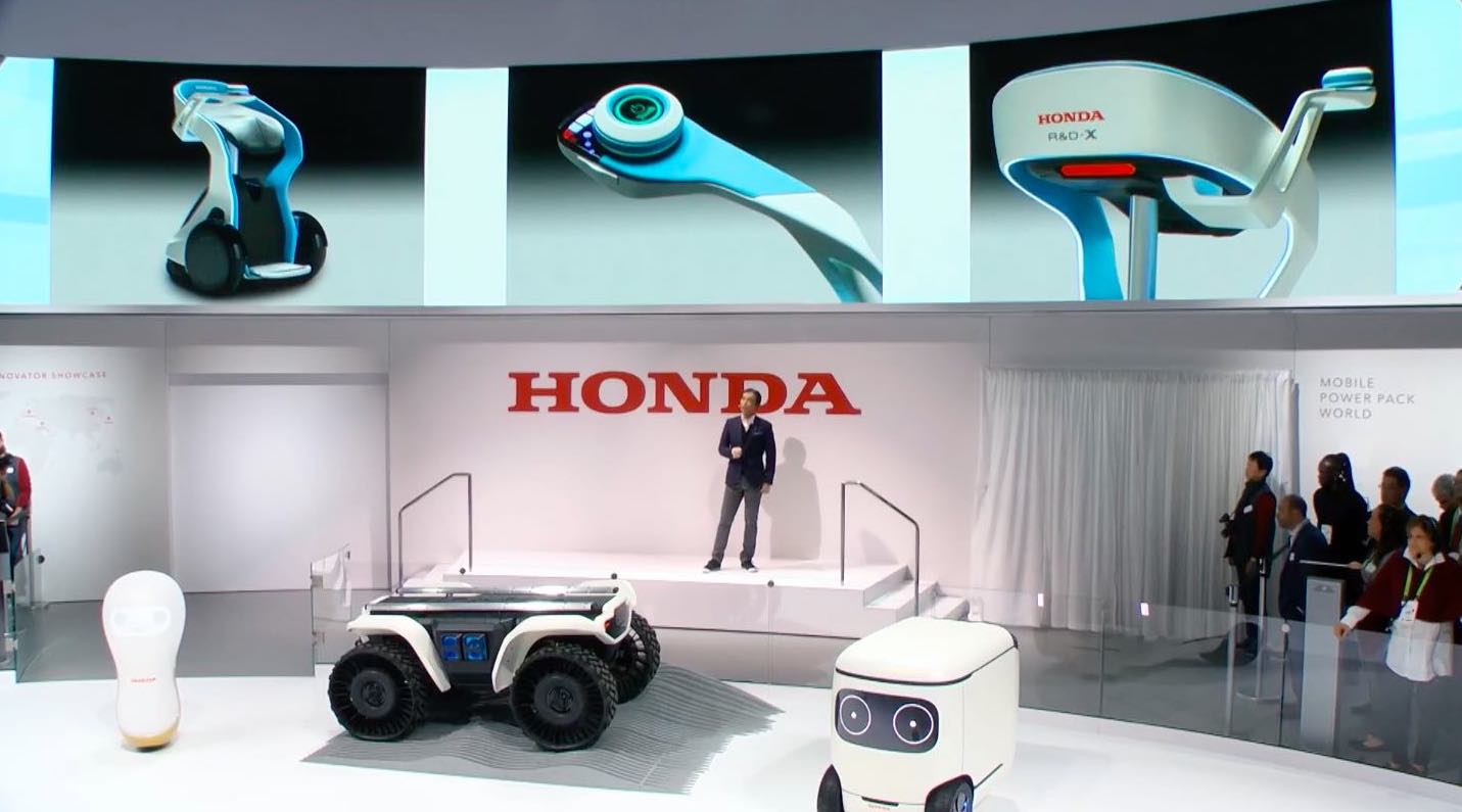 Honda Showcases Four New Mobility and Companionship Robot Concepts at CES