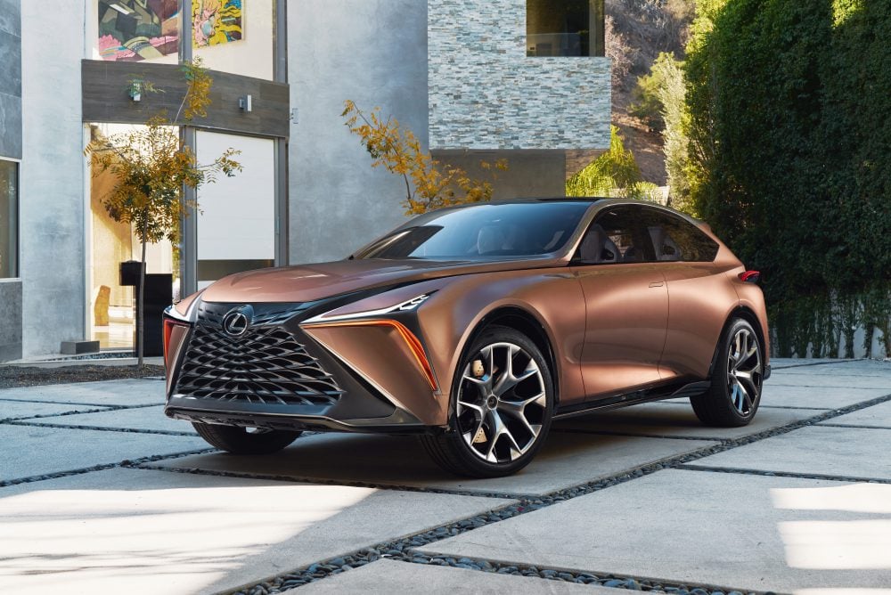 Lexus Unveils New Luxury Crossover Concept with All Electric Potential