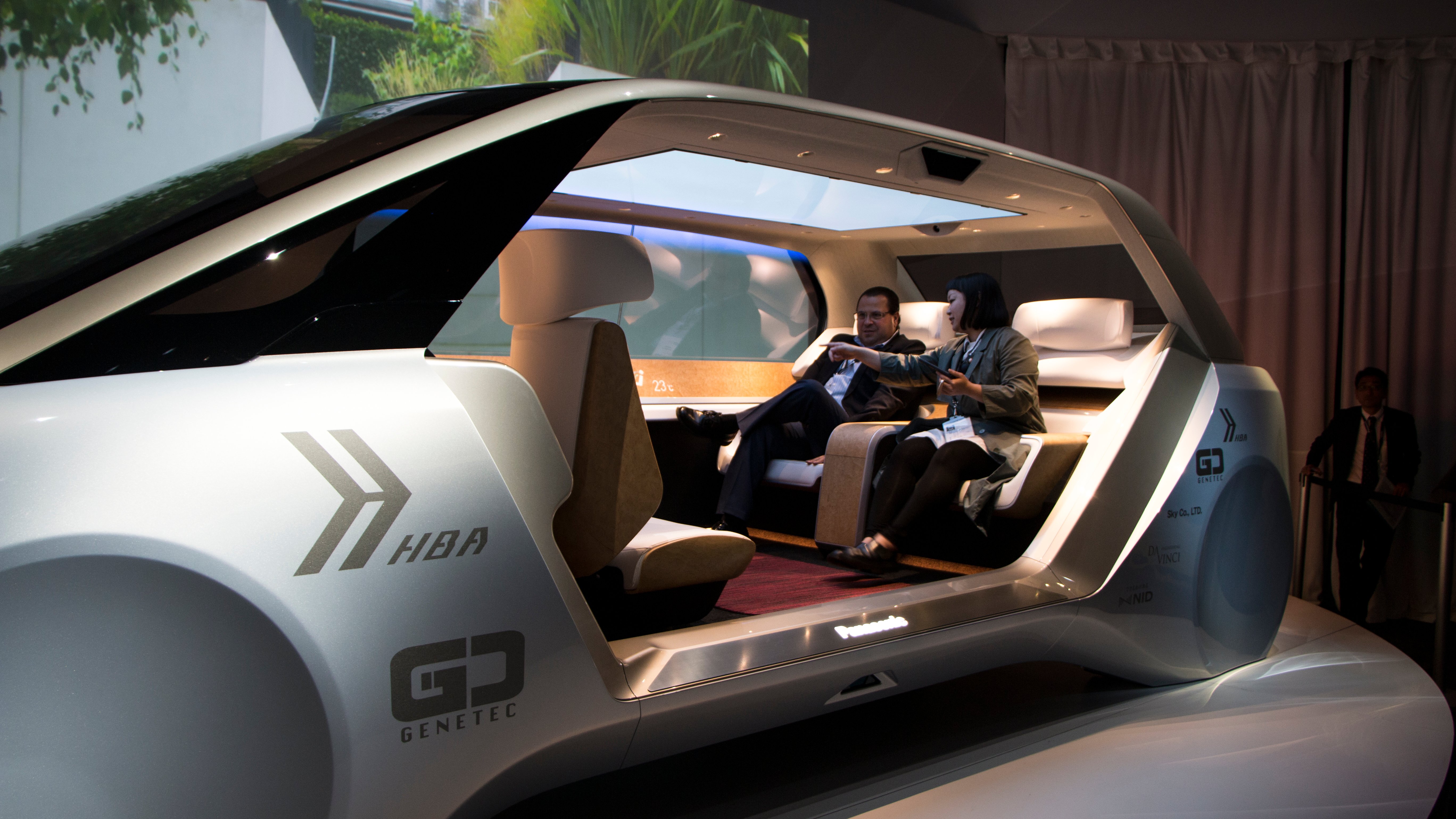 Panasonic Reveals a Driverless Vehicle that Doubles as a Relaxation Station
