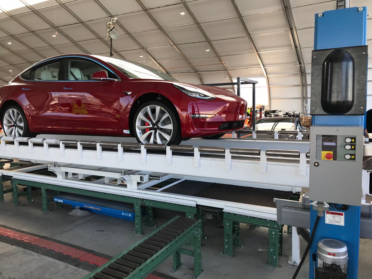Elon Musk Reveals Image of First Dual-Motor Model 3 Inside Tesla's New ...