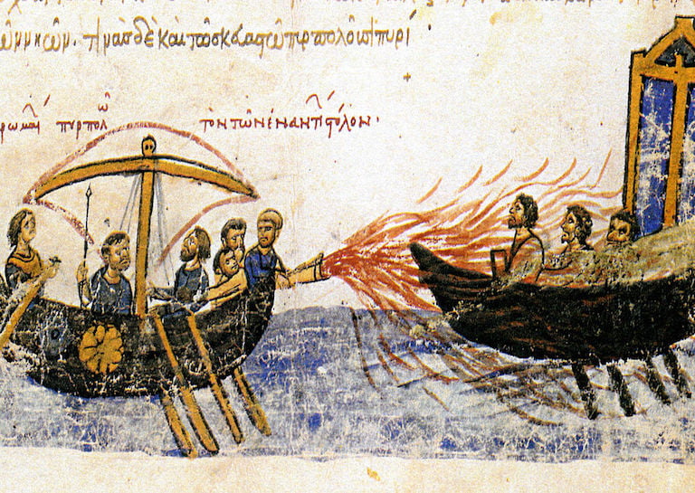 Greek Fire: The Byzantine Empire's Secret Weapon of Mass Destruction