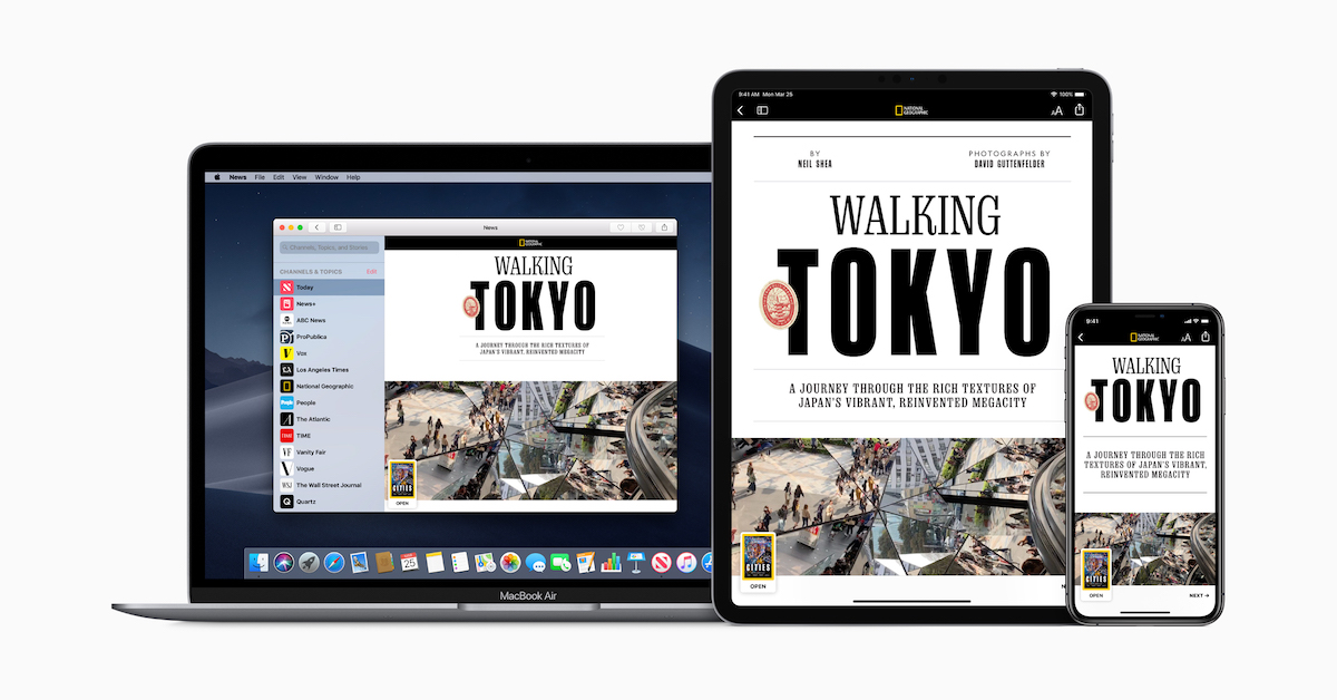 Apple News+ Provides Premium Magazine Content for Just $120 a Year