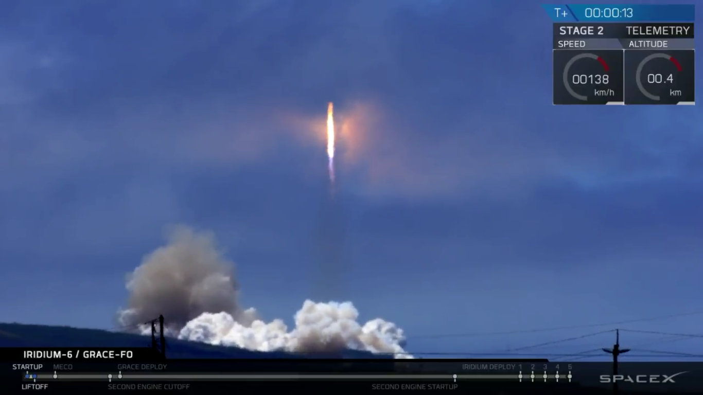 SpaceX Sends Up Seven Satellites in Tenth Launch of 2018