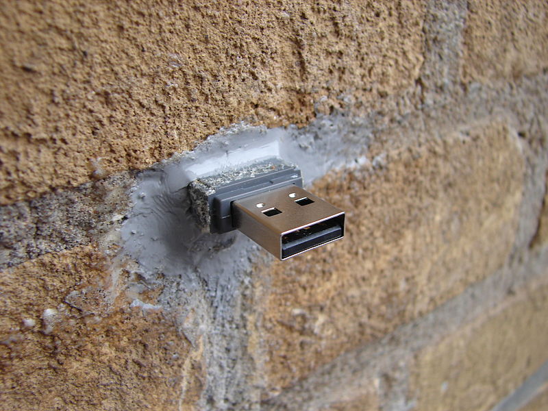 These USBs Hidden in Walls Are Part of a Mysterious File-Sharing ...