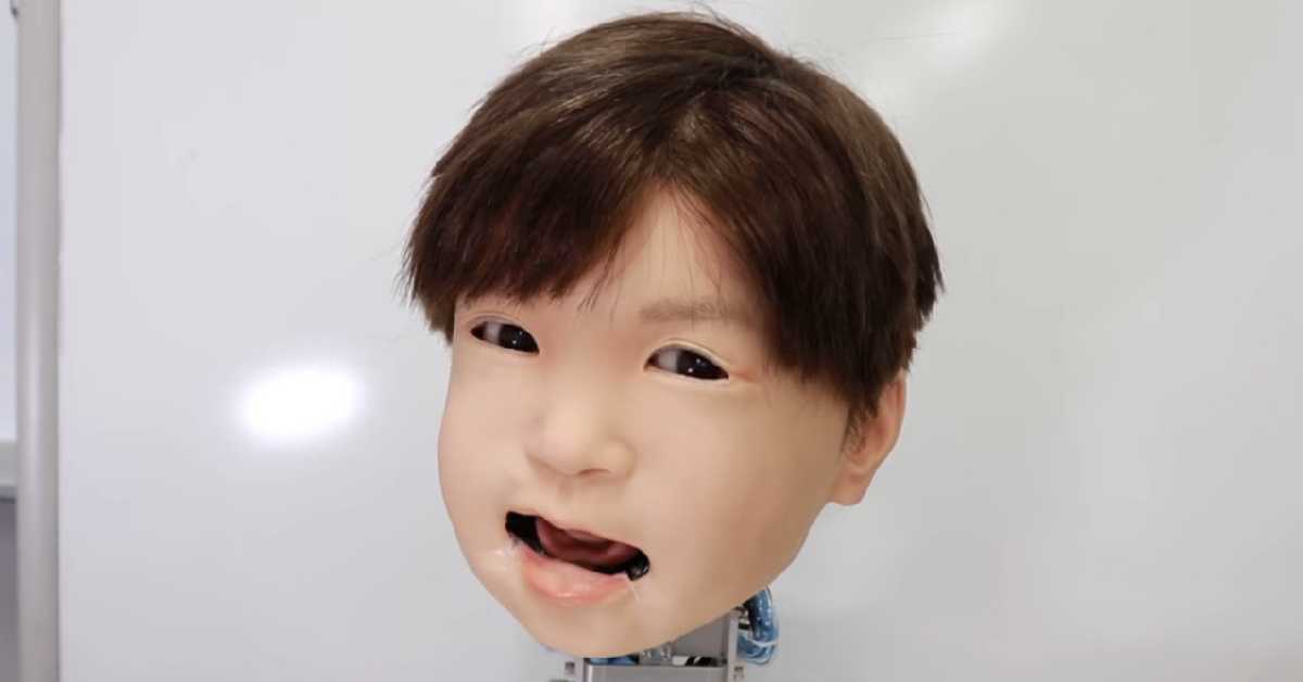 Japanese Android Child's Face Can Now Convey Human Feelings