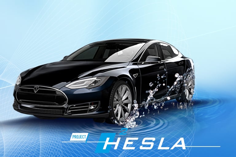 Dutch Gas Company Hacks a Tesla Model S to Run It on Hydrogen